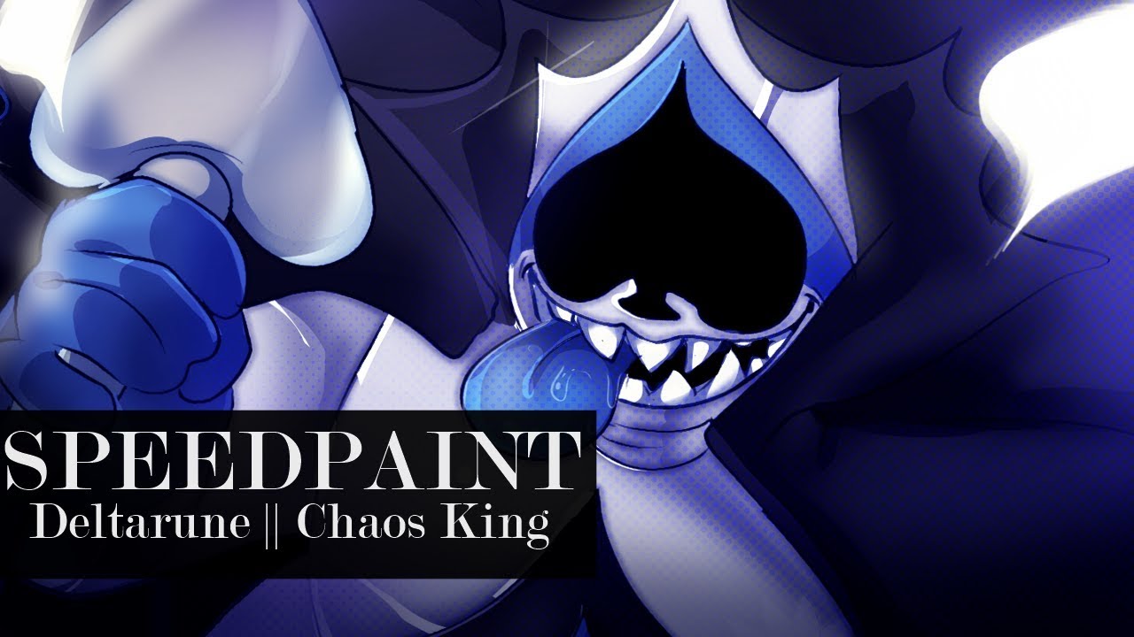 SPEEDPAINT - CHAOS KING ||Deltarune|| - YouTube