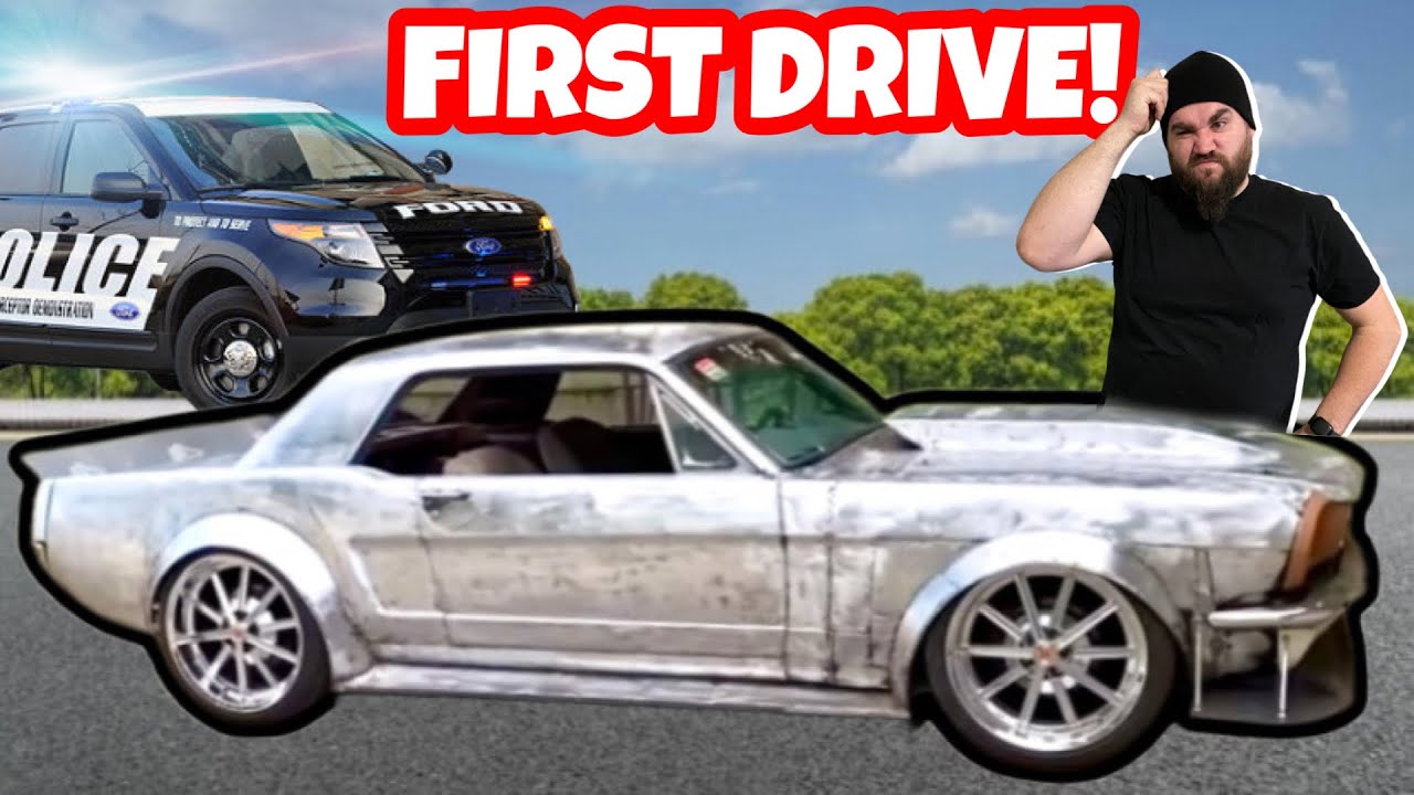 THE COPS SHOW UP! FIRST DRIVE IN THE BEST MUSTANG ON YOUTUBE! KUSTOM ...