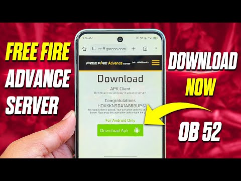 Free Fire Advance Server Registration & Download (OB52)