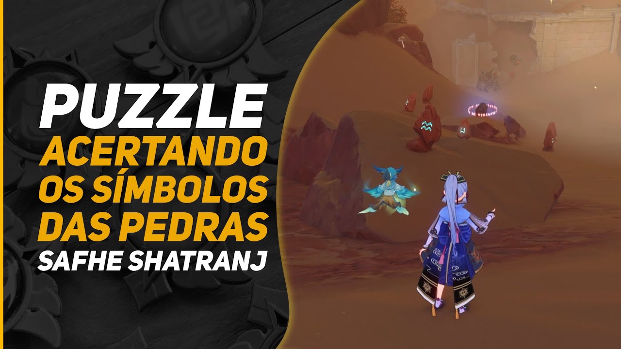 Genshin Impact: Sumeru - Puzzle 6 Pedras com Simbolo Bloqueando o Baú ...