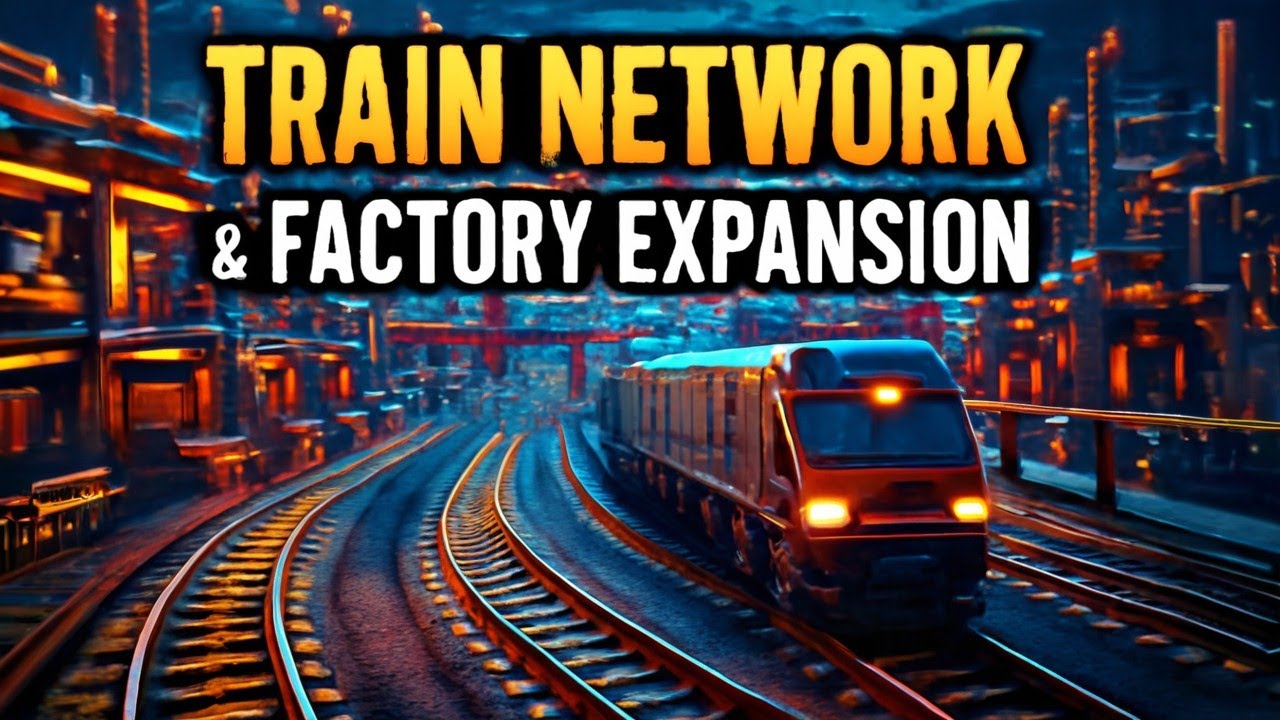 Satisfactory Trains & Quartz Factory Expansion | Turbo Motors, Rail ...