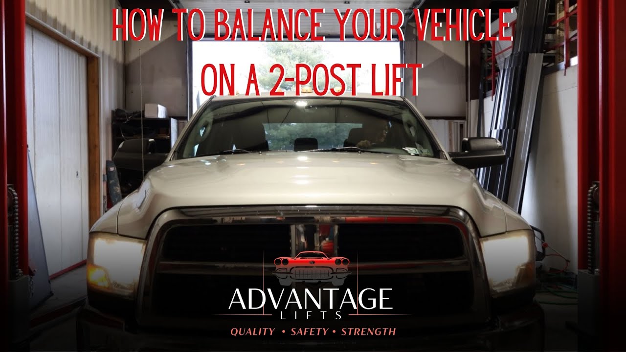 How to Center Your Car on a 2-Post Lift | Advantage Lift Lessons - YouTube