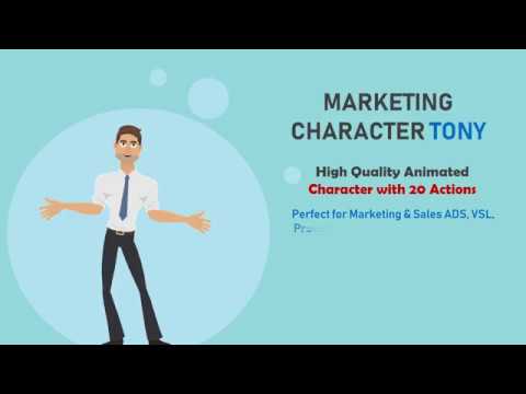Marketing character Tony Display - YouTube