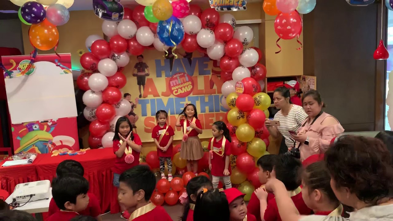 Jollibee UAE 2019 Mini Managers Summer Camp - YouTube