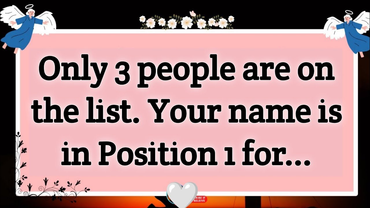 📝🔥 Only 3 people are on the list... Your name is in Position 1 for... 💼 ...