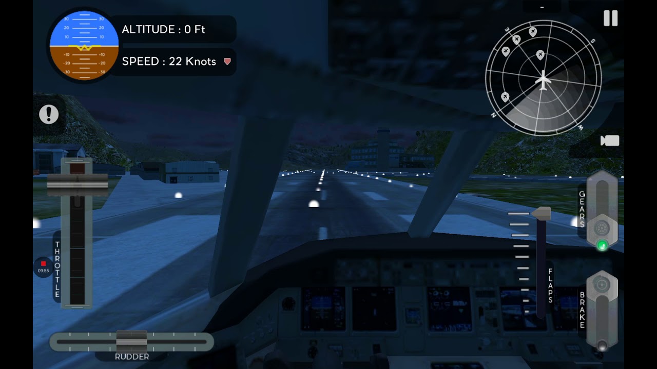 Take off to landing ...full cockpit view | Air Force One | Avion Flight ...