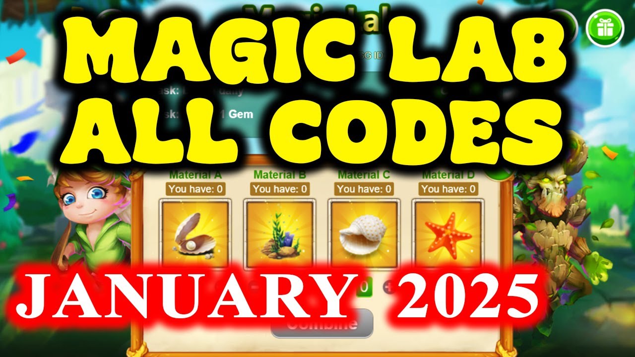 MAGIC LAB ALL CODES 🎁JANUARY 2025 🎁 CASTLE CLASH - YouTube