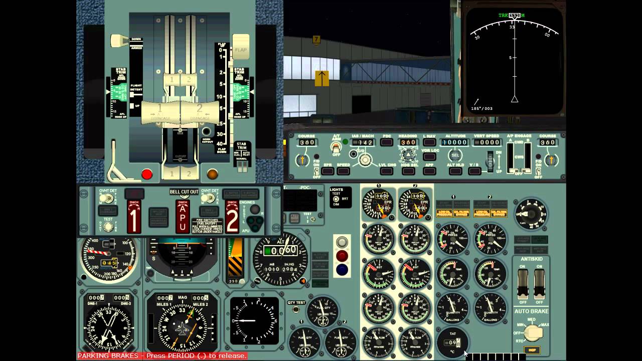 Boeing 737-200 " cold & dark panel " part 1 - YouTube