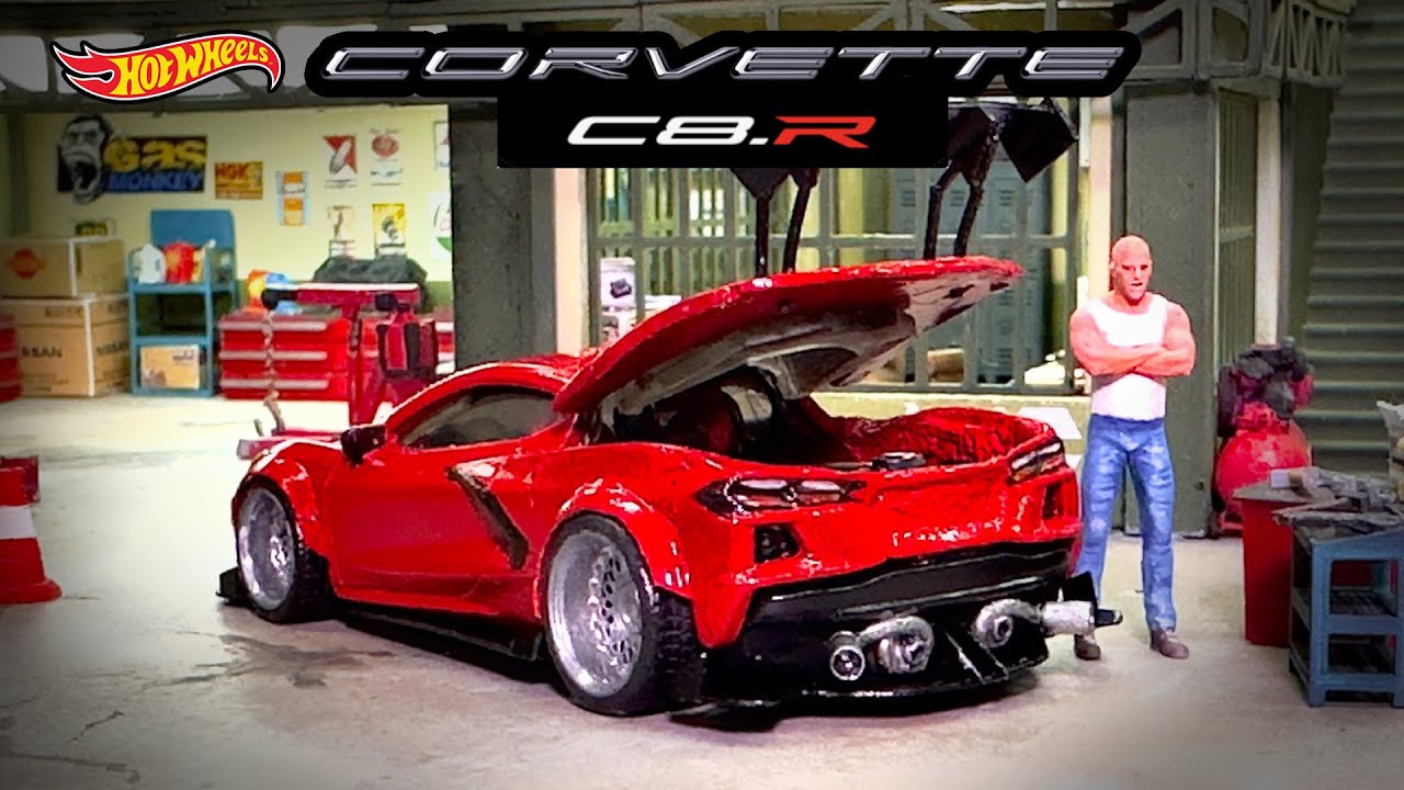 Chevrolet CORVETTE C8 Custom Hot Wheels - YouTube