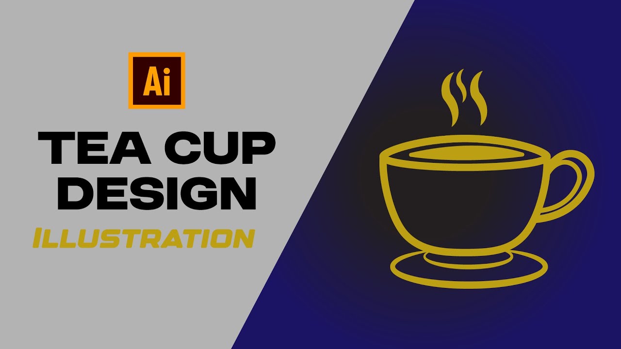 Coffee/Tea Cup Illustration | Illustrator Tutorial - YouTube