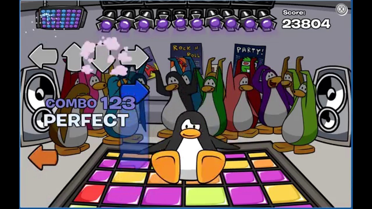 Club Penguin Dance Expert 100% - Epic Win! - YouTube