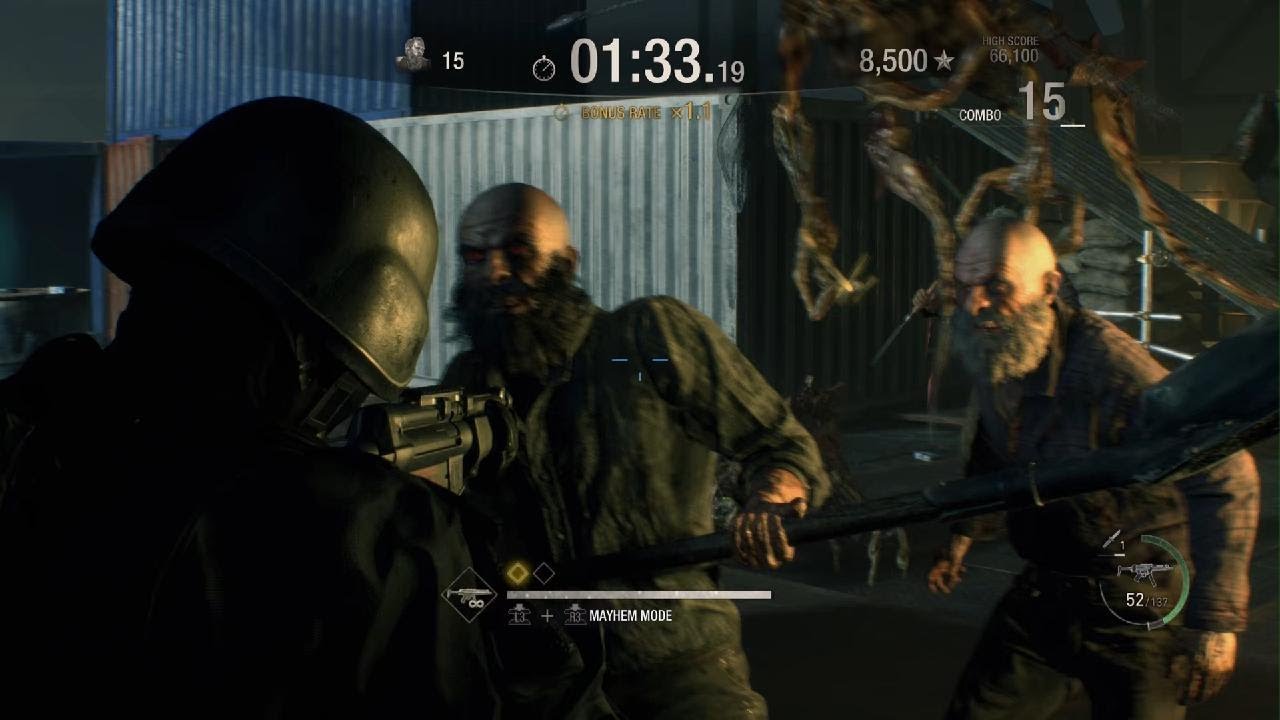 Resident Evil 4 Remake Mercenaries Hunk Docks - YouTube