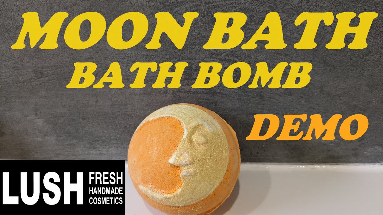 LUSH 'MOON BATH' BATH BOMB DEMO/CHRISTMAS 2022 - YouTube