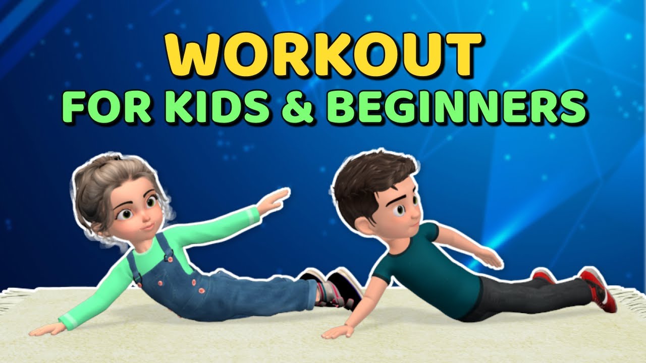 10-MINUTE WORKOUT FOR KIDS & BEGINNERS - YouTube