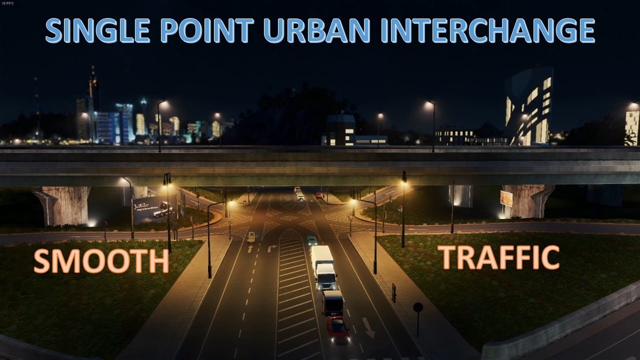 SPUI (Single Point Urban Interchange); Cities Skylines: India:Hindi ...