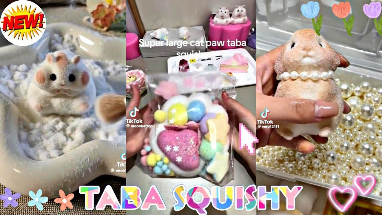 NEW Taba Squishy #ASMR - TikTok Compilation #1 🩷 - YouTube