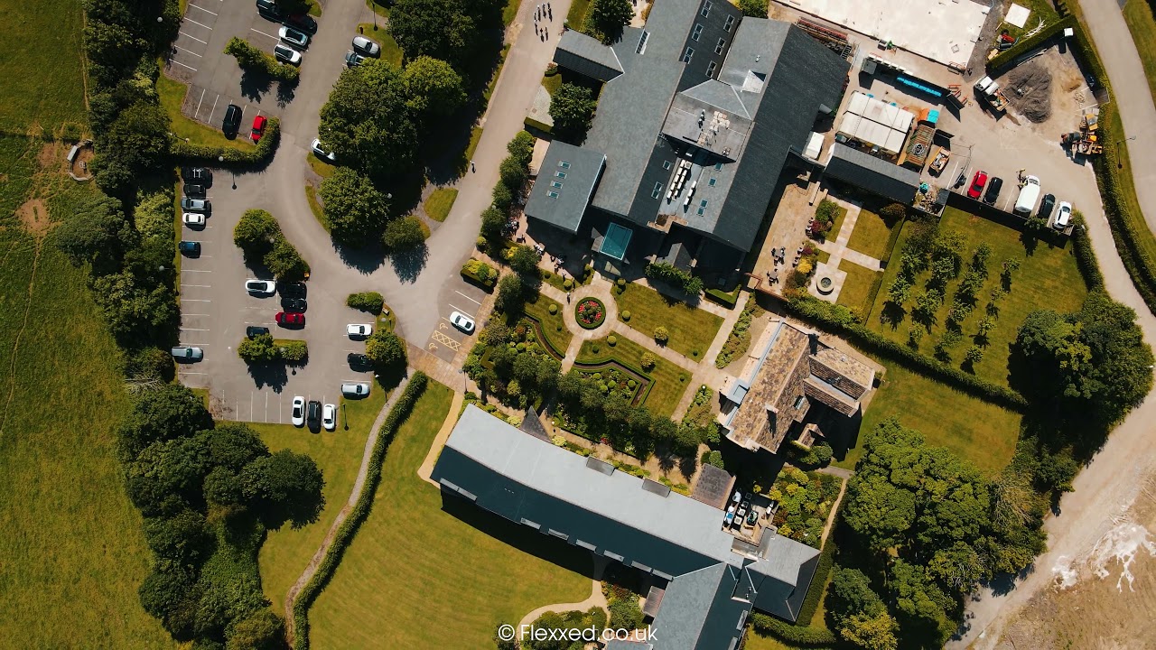 [4K] Aerial Footage - Stanley House Hotel & Spa - YouTube