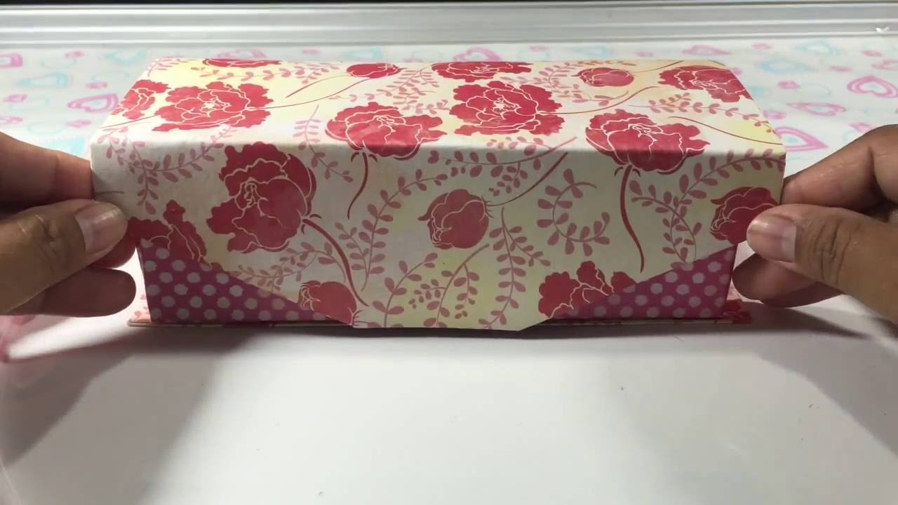 Storage Box Using Empty Box/ Cartons DIY Desk Organizer (edited) #10 ...