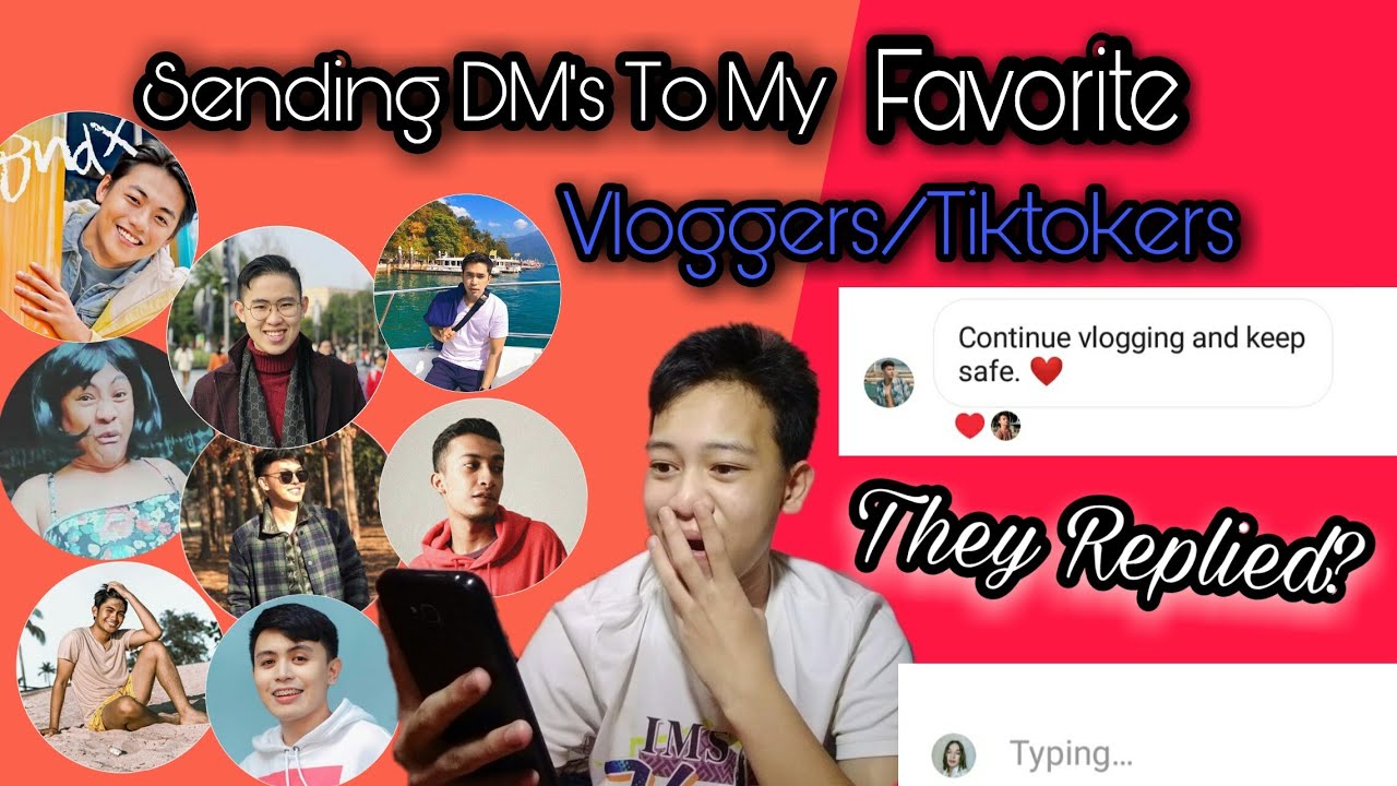 Sending DM's to My Favorite Vloggers/Tiktokers. | Prince Kenneth Lim | Vlog #4 - YouTube