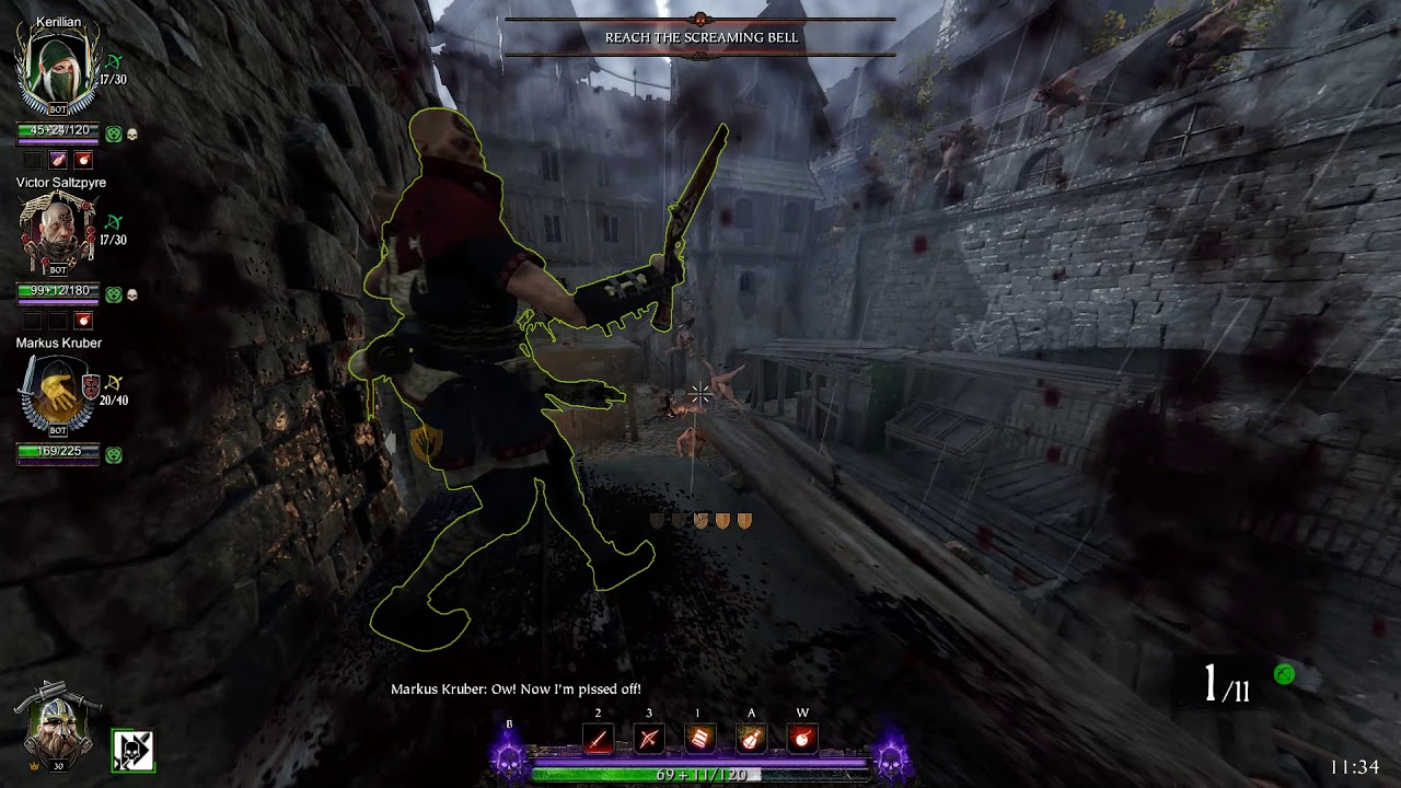 Warhammer Vermintide 2：Ranger－The Screaming Bell Legend Solo; Hammer ...