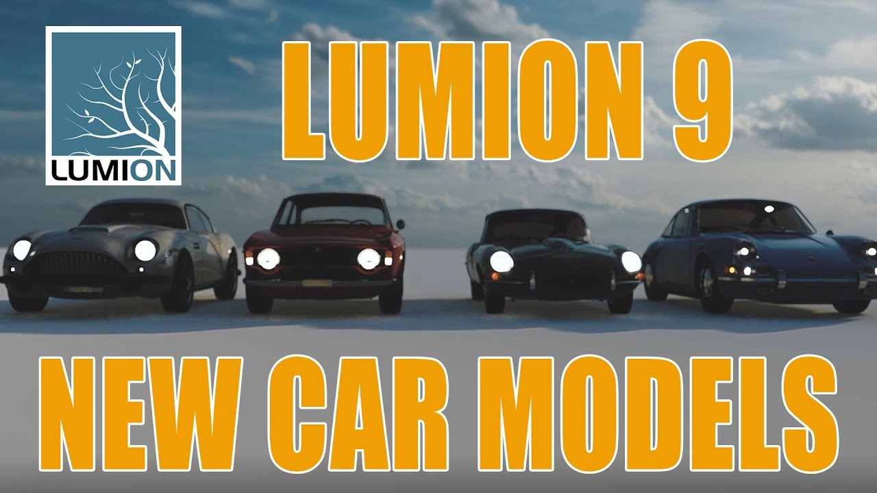 LUMION 9 NEW CAR MODELS - YouTube