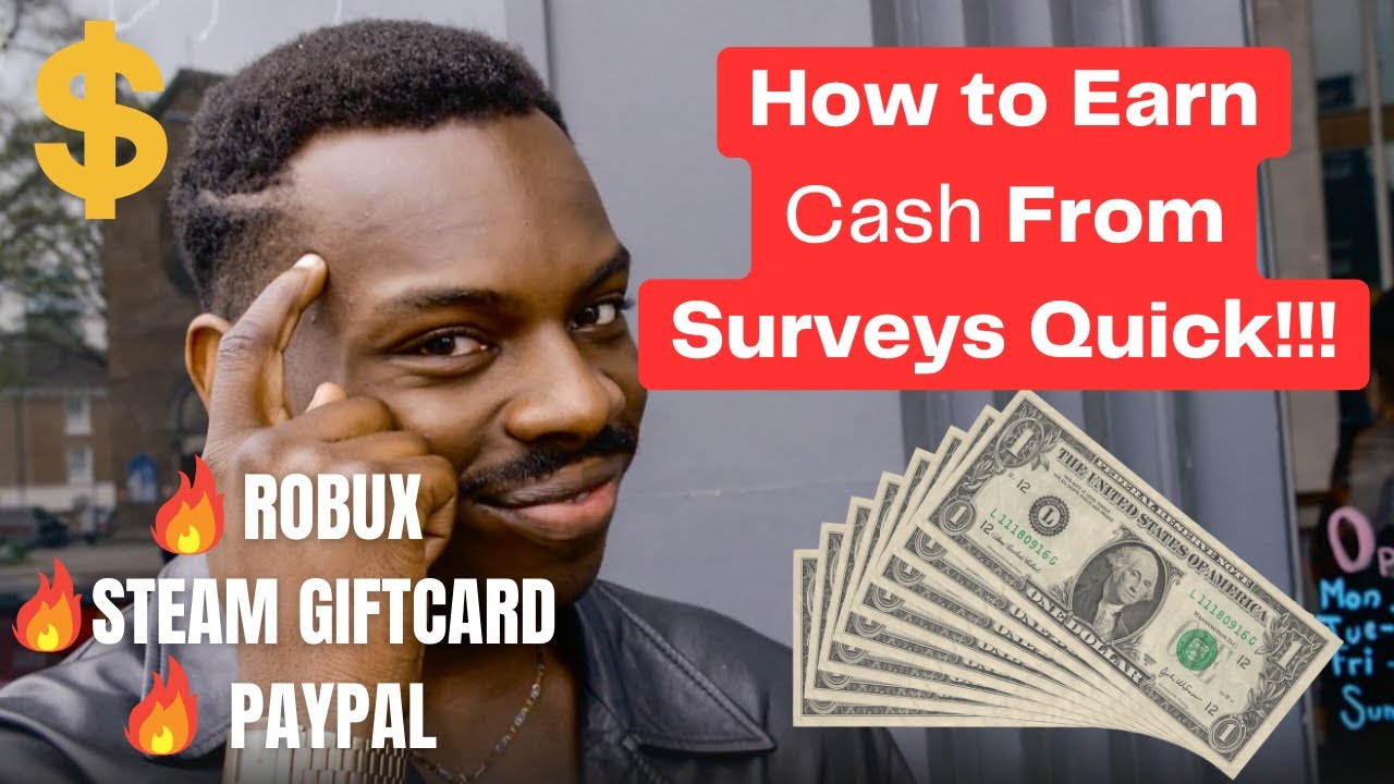 How To Complete SURVEYS FAST For GiftCards, PAYPAL and ROBUX - YouTube