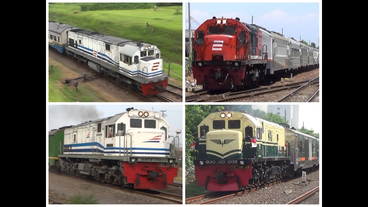 Colorful GE U18C Locomotives & Sancaka Passenger Trainset 2009-2022 ...