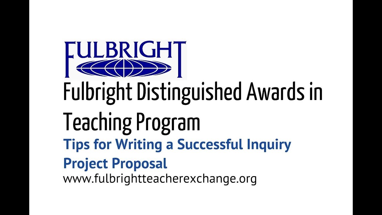 Tips for Writing a Successful Inquiry Project Proposal - YouTube