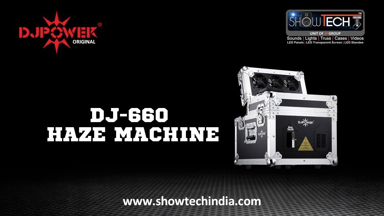 DJ Power DJ 660 Haze Machine - YouTube