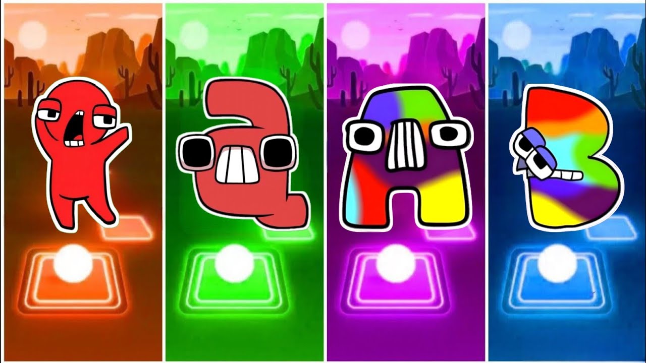 Baby Alphabet Lore🆚 Simple - A🆚Alphabet Lore New Rainbow Designs - A🆚B ...