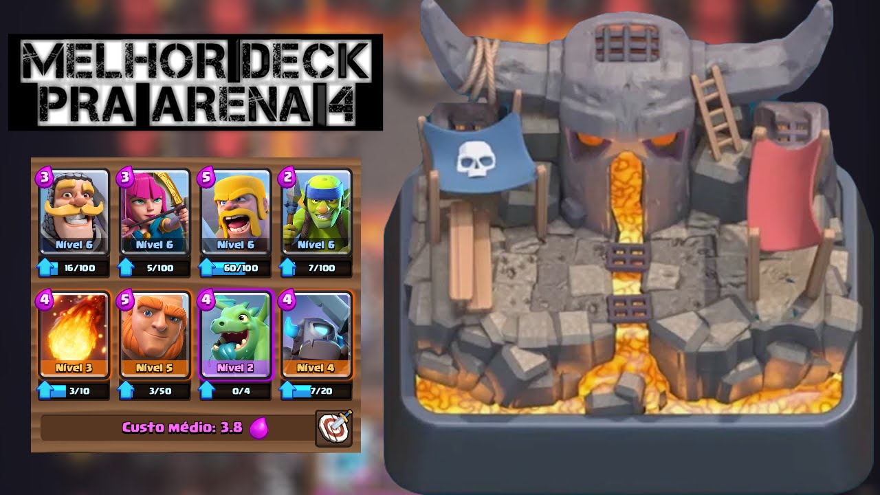 MELHOR DECK PRA CHEGAR NA ARENA 4 - YouTube