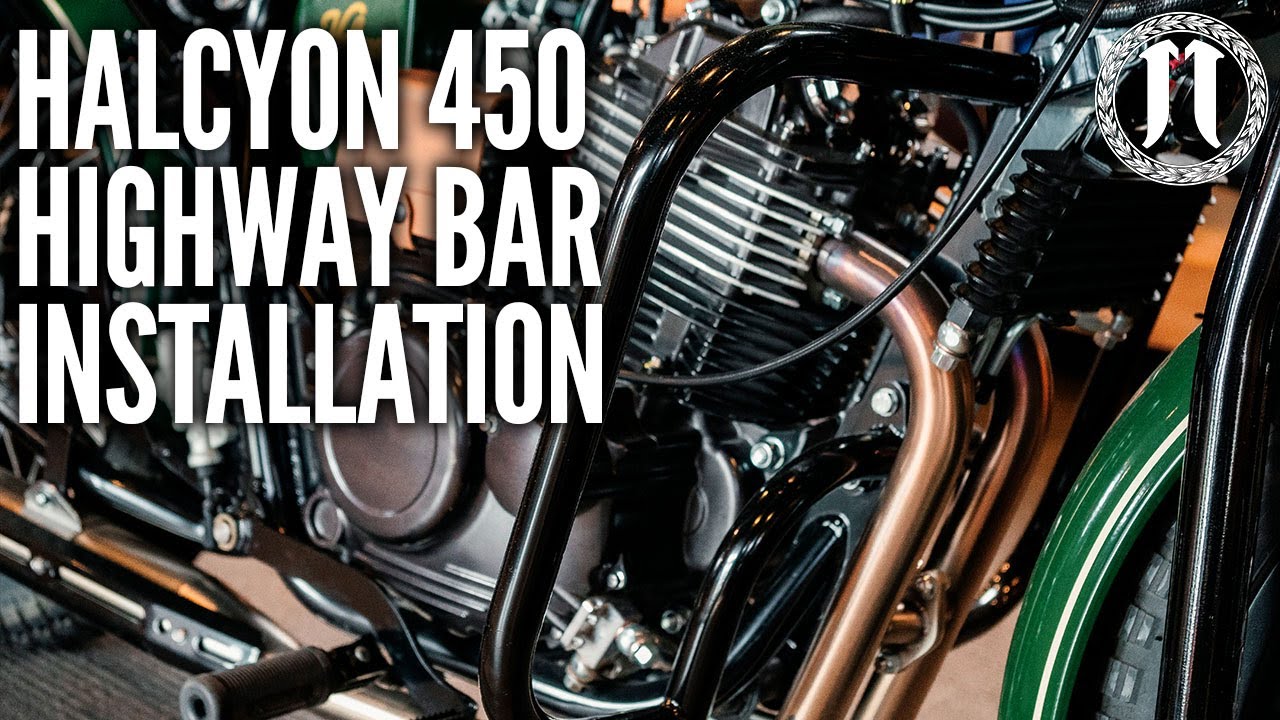 How to install Janus Halcyon 450 highway bars - YouTube