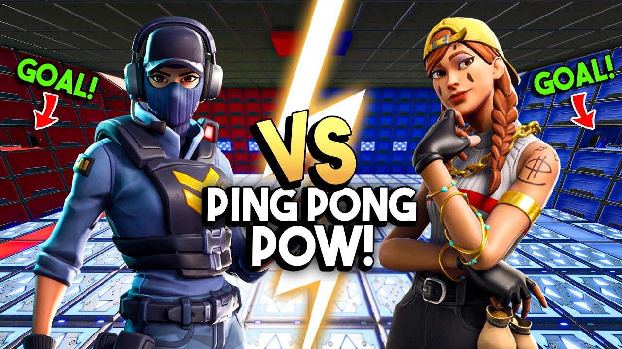 FORTNITE PING PONG POW met 8 SPELERS! (Mini Game) - YouTube