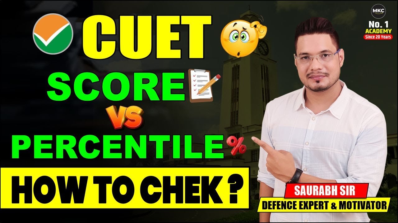 CUET 2026 Score vs Percentile Explained | How to Calculate Your ...