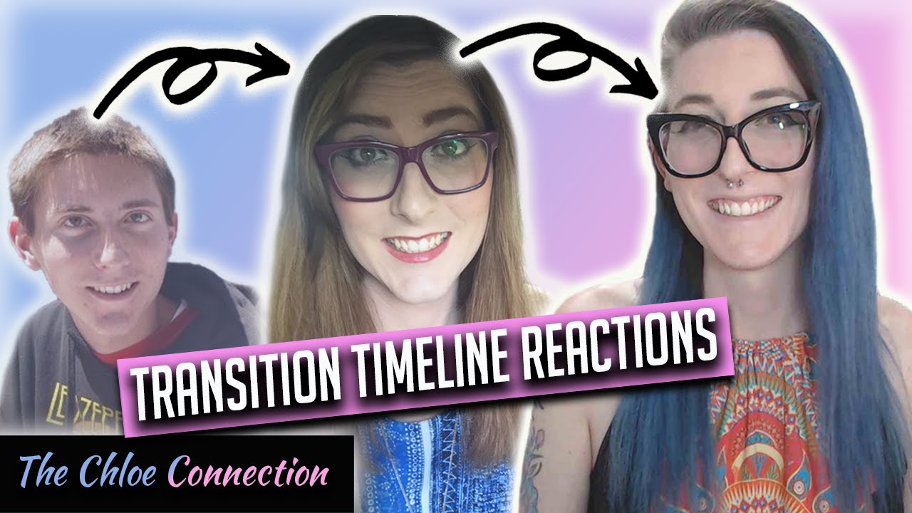 Reacting to My First Year Transition Timeline | 6 Year HRT Anniversary ...