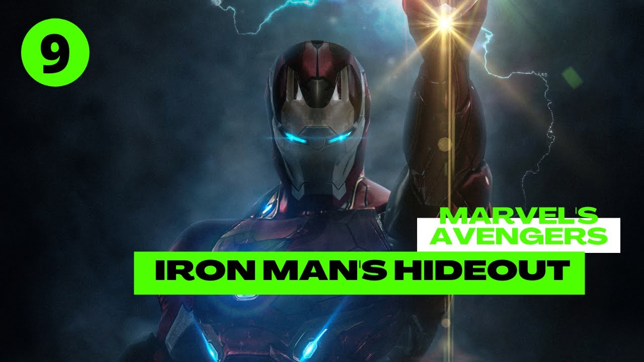 MARVEL'S AVENGERS WALKTHROUGH Gameplay PART 9 - IRON MAN'S HIDEOUT ...