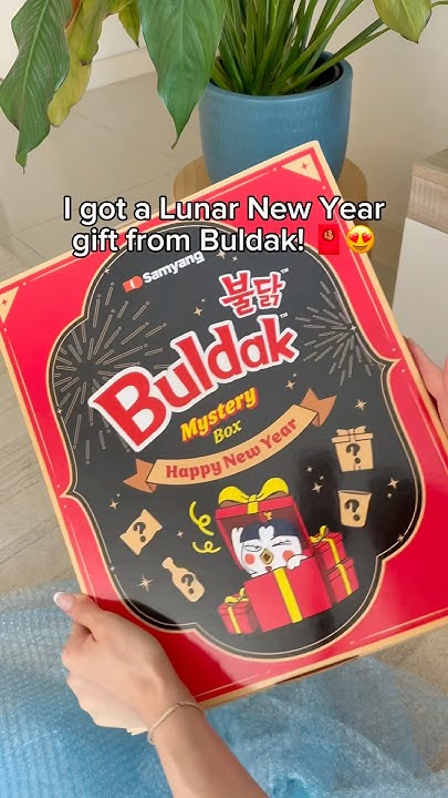 Let’s unbox a Buldak Lunar New Year Mystery box! 😍🍜 #ramen #noodles # ...