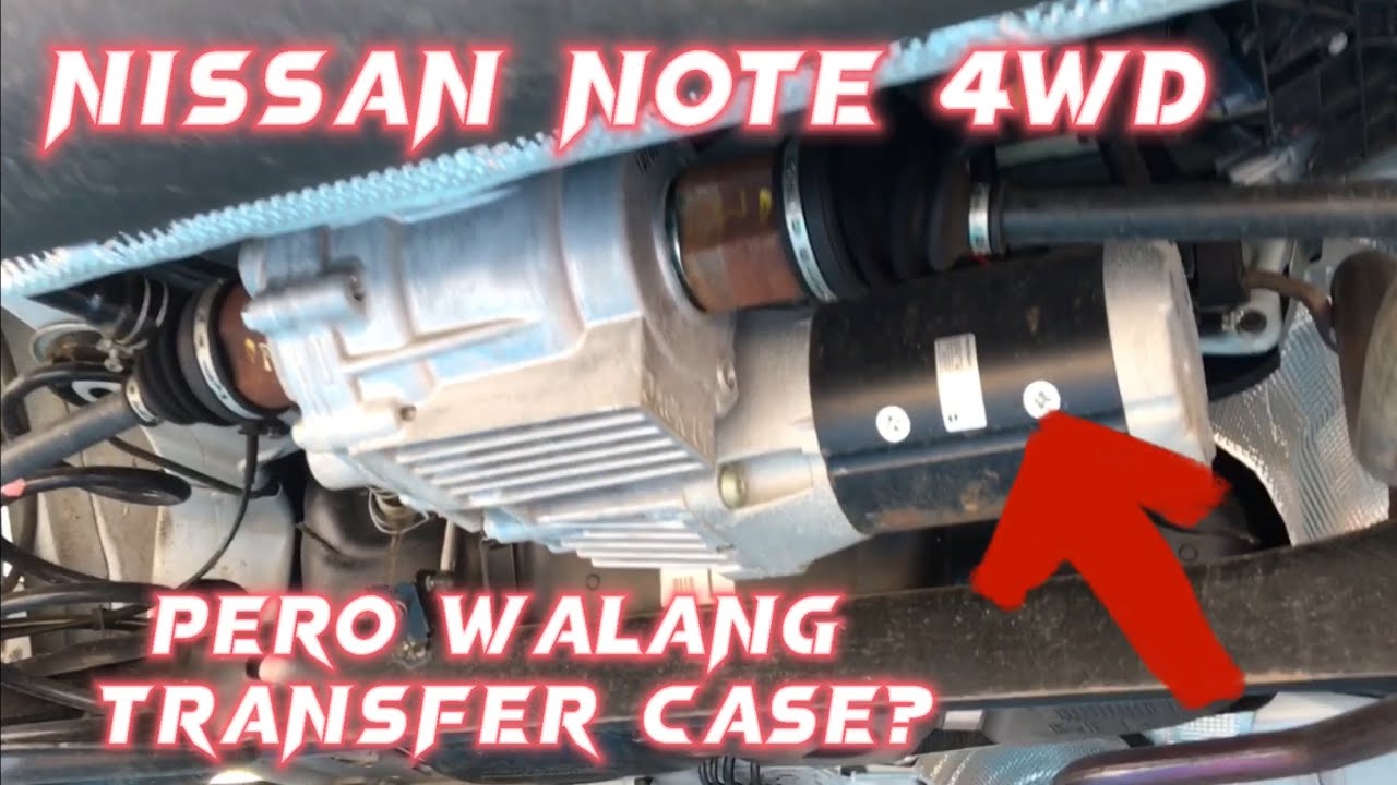 NISSAN Note 4WD (ELECTRIC MOTOR rear differential)@automotiveskills1012 ...