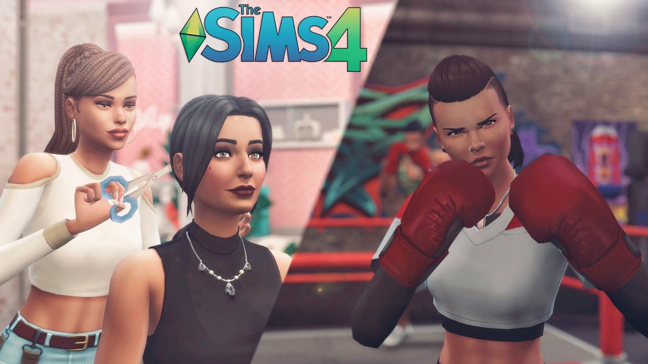 ️ Salon // Fight Club 🥊 WILLOW CREEK #2 // theSIMS4 // Stop Motion ...