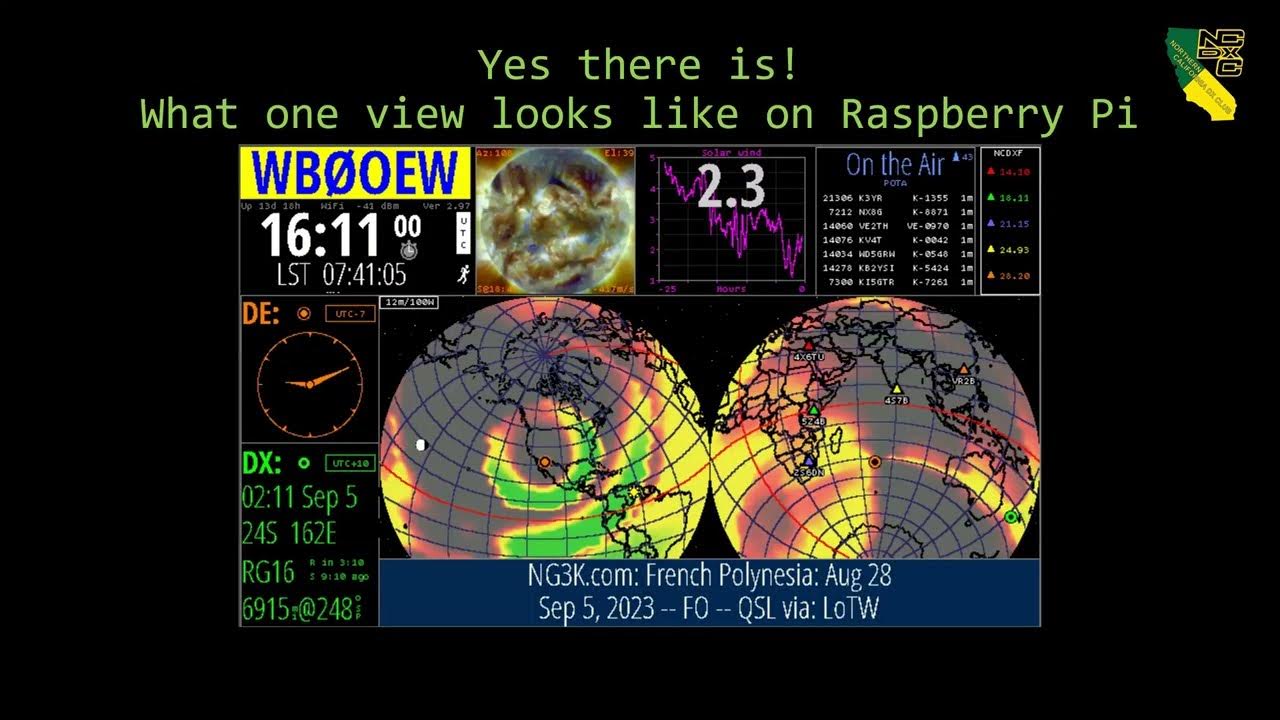 Raspberry Pi World Clock - Paul Booth, W6IBU - Oct 19, 2023 - YouTube