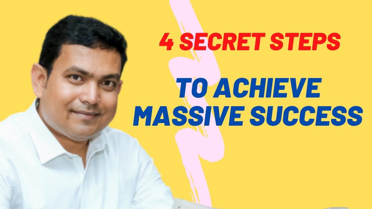 4 secret steps to achieve massive success in life | Chinmaya Das - YouTube