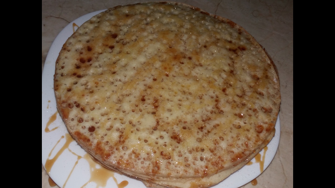 crêpes traditionnelles à l'algérienne Bagherir بغرير او غرايف - YouTube