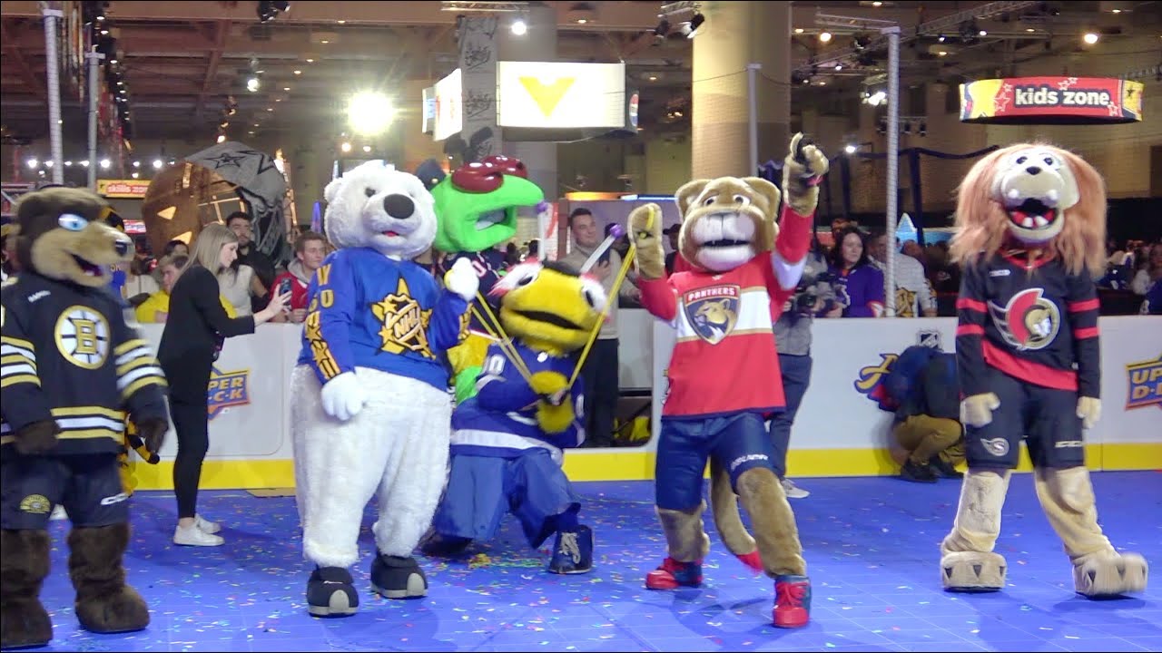 Mascot Skills Competition - 2024 NHL Mascot Showdown - NHL All-Star ...