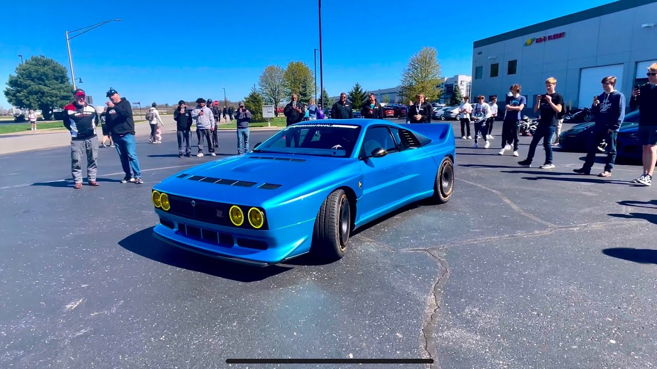 First Time Seeing A Lancia Kimera EV037 | Start up | Sound - YouTube