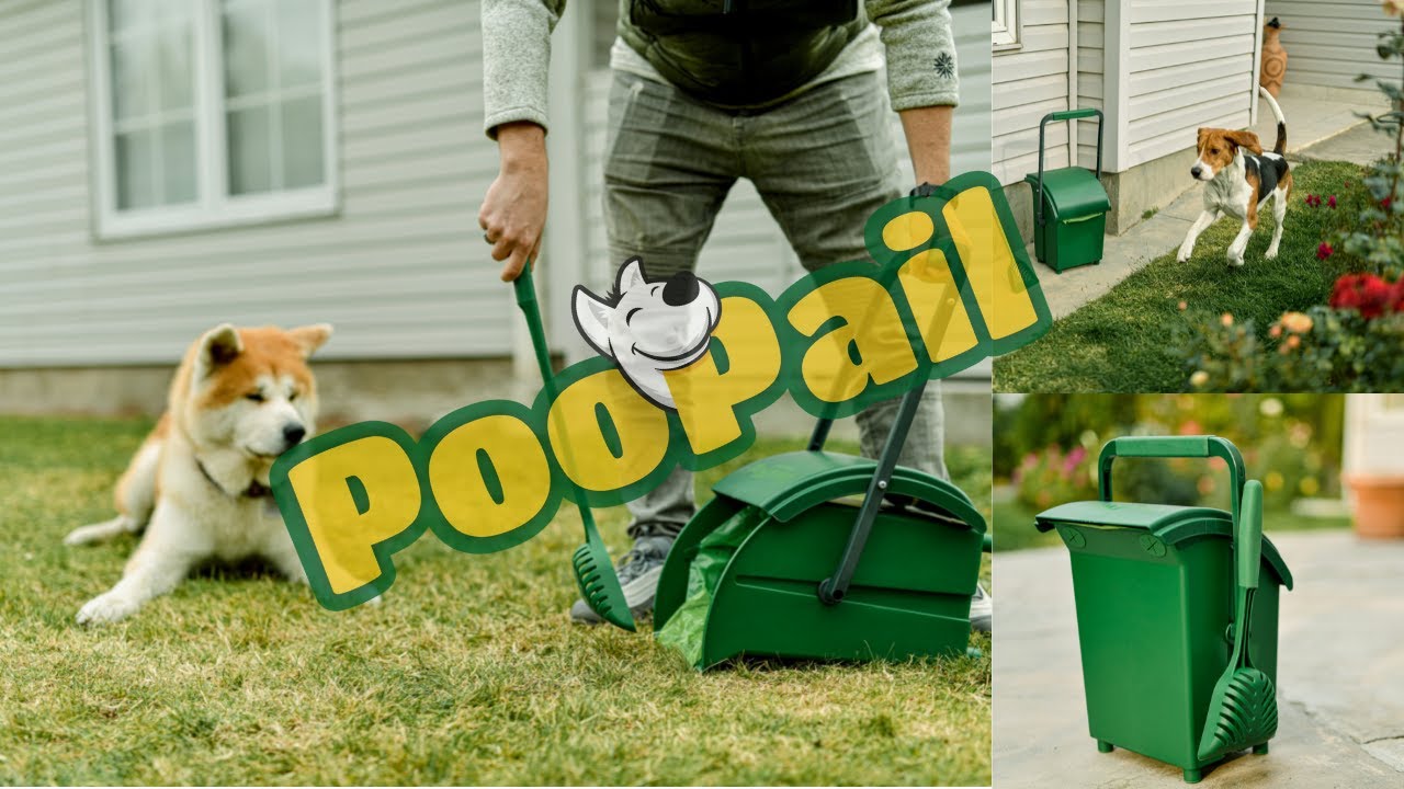 Meet PooPail World’s only 2 in 1 solution for cleaning dog poop - YouTube