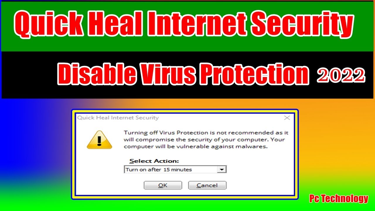 How to Disable or Enable Quick Heal Internet Security | How to turn off ...