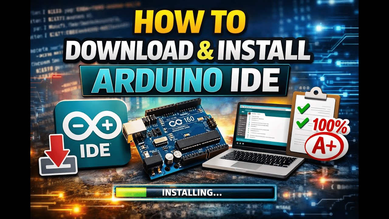 How to Download & Install Arduino IDE Windows (Step-by-Step) | Install ...