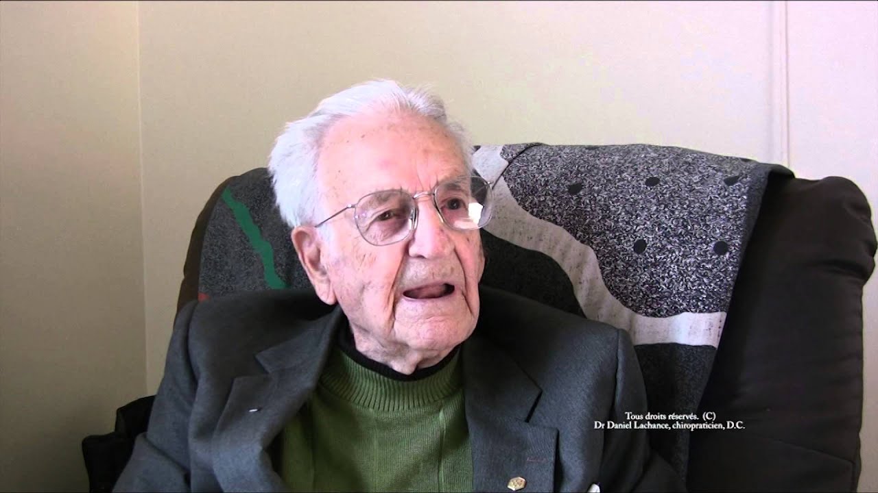 Roger Bérubé 101 ans interviewé par le Dr Daniel Lachance ...