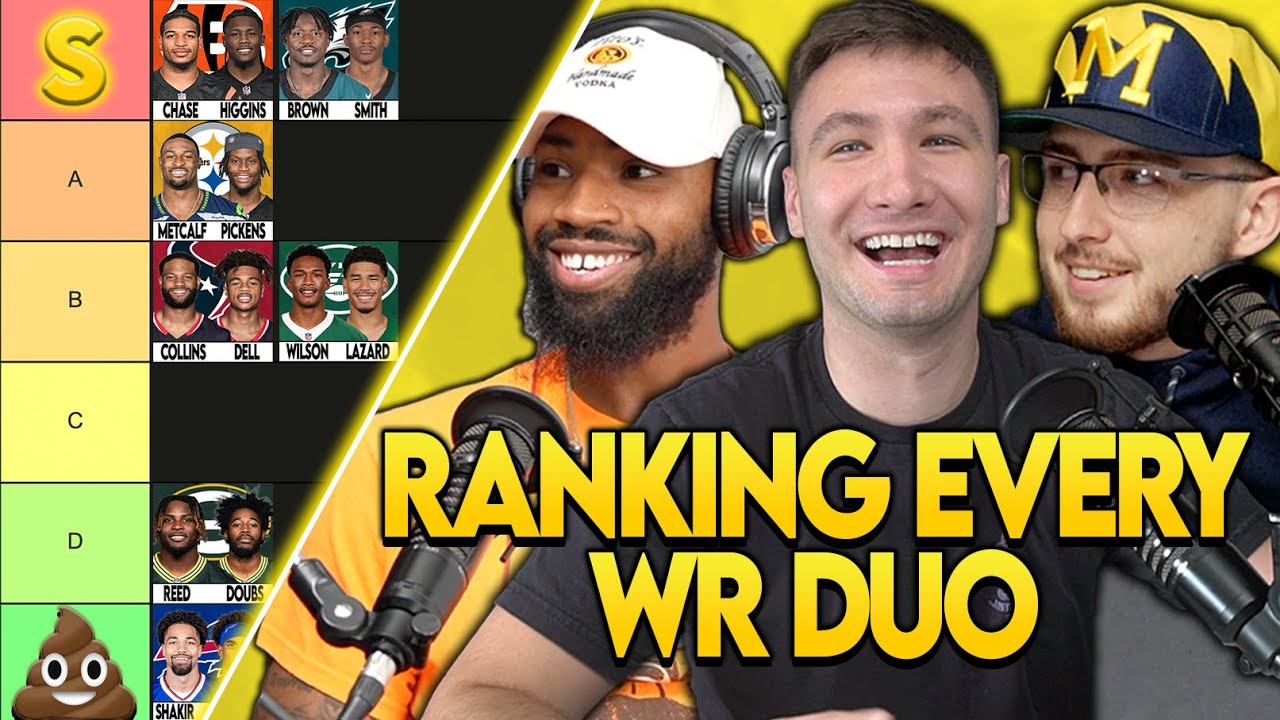 Ranking Every NFL WR Duo (From 1-32) - YouTube