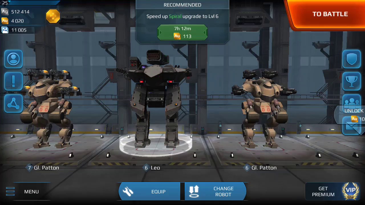War Robot | Gl. Patton and Double Spiral lv. 7 & 8 - YouTube